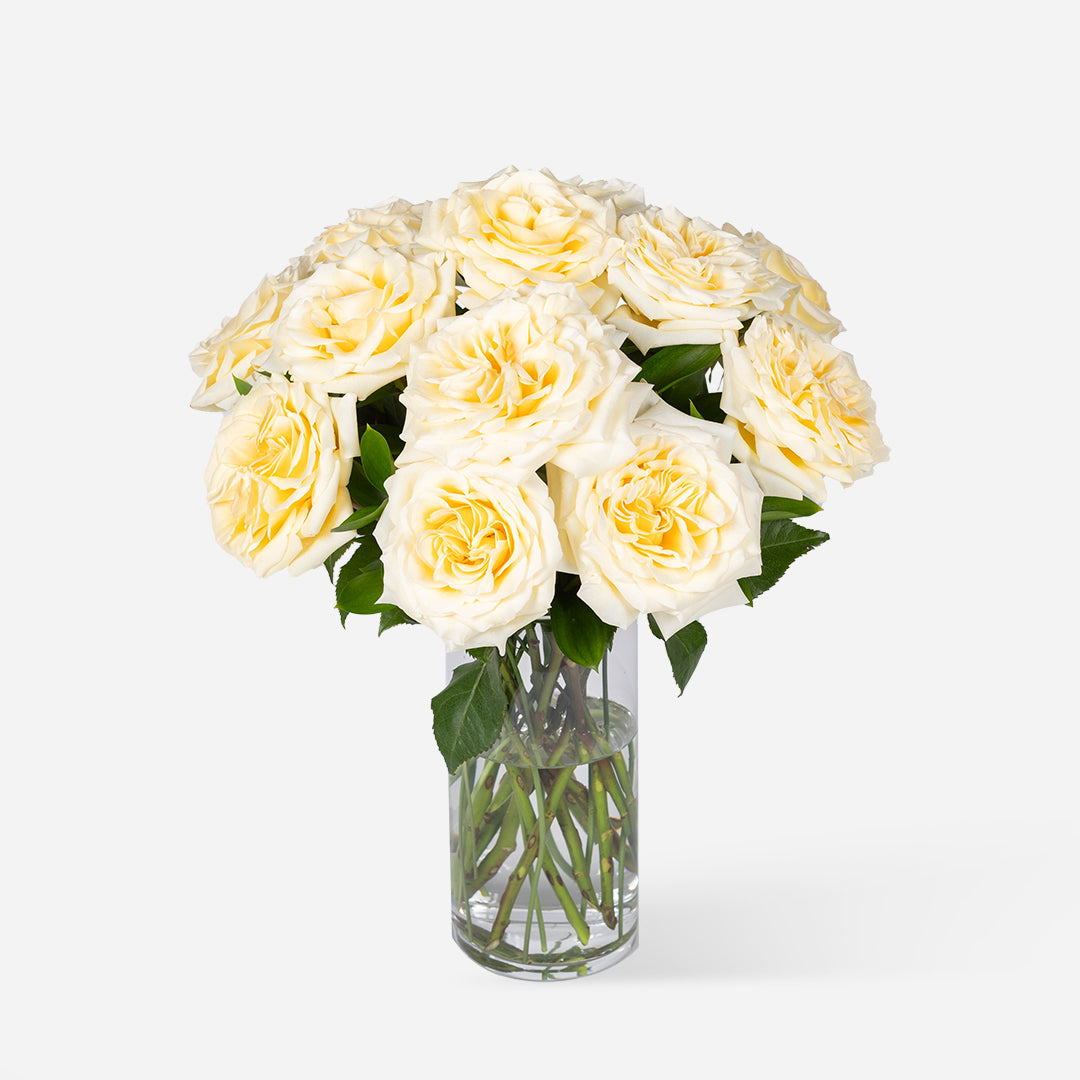 Market Flowers | White Garden Roses | Flowers Delivered – Market ...