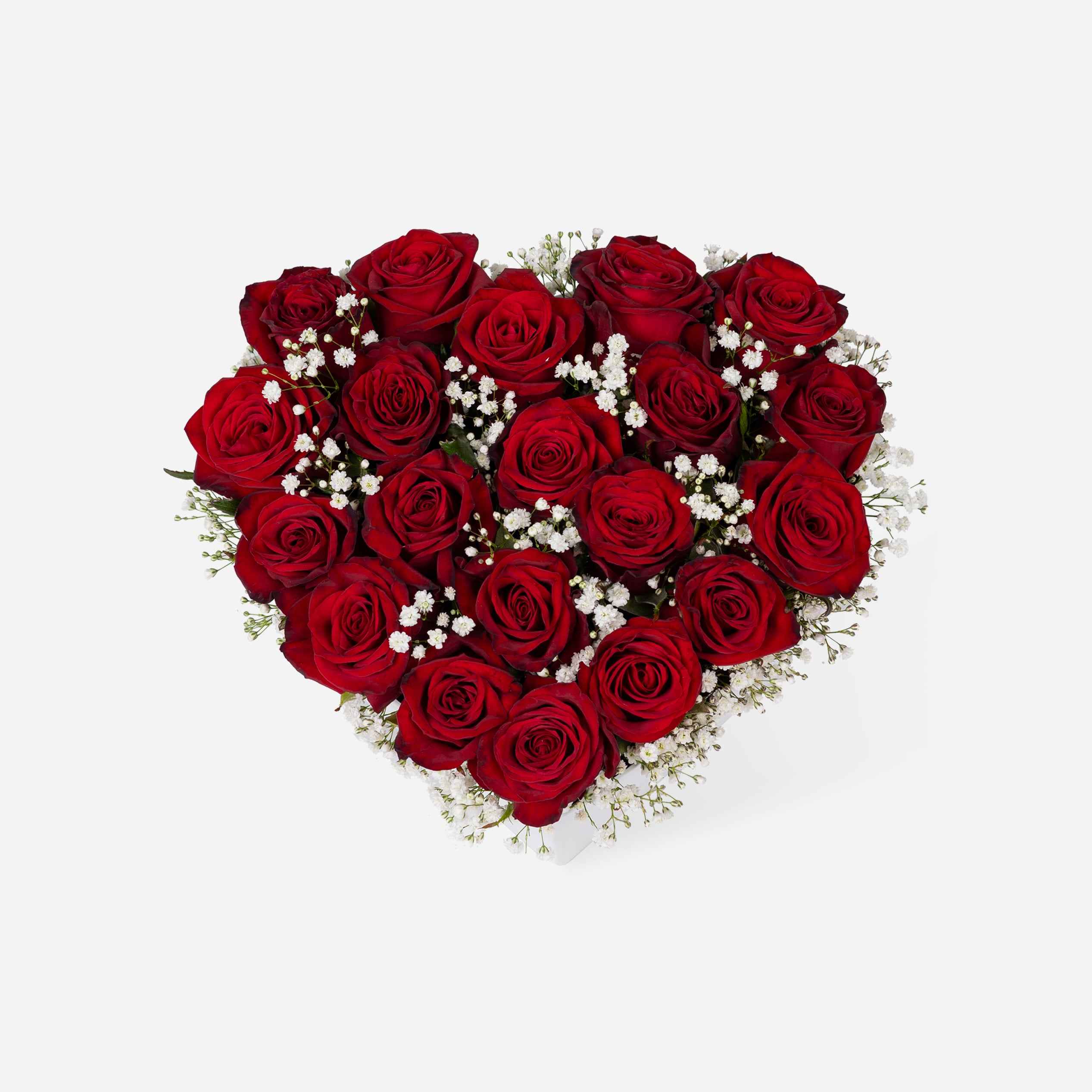 Market Flowers | Red Oasis Heart Box | Flowers Delivered – Market ...